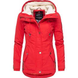 Marikoo Damen Winterjacke "Bikoo", rot, Gr. XS, Oberstoff: 100% Baumwolle; Futter: 100% Polyester; Wattierung: 100% Polyester; &Auml;rmelfutter: 100%