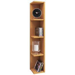 Standregal Vcm, B:15cm T:17cm, braun, Wohnzimmer, Regale, "Holz Stand Regal Aufbewahrung Deko Eckregal Honsa"