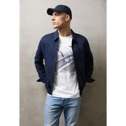 Street One MEN Herren T-Shirthellwei&szlig;, Gr. XXL, bedruckt, Web, 100% Baumwolle, Shirts, aus reiner Baumwolle