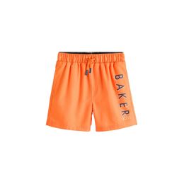 Baker By Ted Baker Badeshorts Jungen Gr&ouml;&szlig;e 104 marine / orange / wei&szlig;