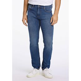 LINDBERGH Herren 5-Pocket-Jeans "Jeans Slim Fit", blau, Gr. 29, unifarben, Obermaterial: 93% Baumwolle, 5% Polyester, 2% Elasthan, Jeans