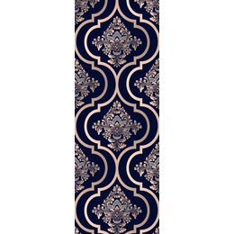 queence Vinyltapete "Lagertha", B/L: 0,9m x 2,5m, Rollen: 1, blau, Tapeten, 90x250cm, selbstklebend, kinderleichte Anbringung,, Sticker