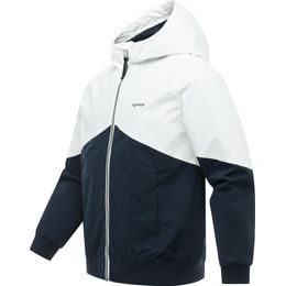 Ragwear Herren Funktionsjacke "Sherwend", schwarz-wei&szlig;, Gr. L, Obermaterial 1: 94% Polyester, 6% Elasthan. Obermaterial 2: 100% Polyester.