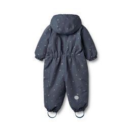 Wheat M&auml;dchen Jumpsuit "Wheat Snowsuit Adi"graublau, Gr. 74, unifarben, 100% Nylon, Overalls