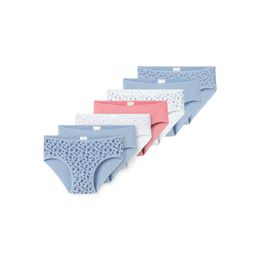 Schiesser M&auml;dchen Slip "Slip 7er Pack", Gr. 128, bunt, Obermaterial: 95% Baumwolle CO. 5% Elasthan EL., Unterhosen
