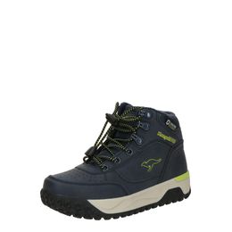 Kangaroos Stiefel 'K-NB Sault RV' Jungen Gr&ouml;&szlig;e 35 dunkelblau / limone