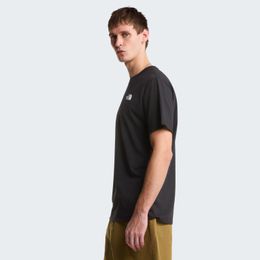The North Face Herren T-Shirt "M VERTICAL REGULAR SHORT SLEEVE TEE-GRAPHIC"tnf schwarz, Gr. S, Obermaterial: 60% Baumwolle, 40% Polyester, Shirts,