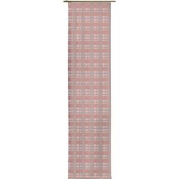 Schiebegardine WIRTH, B:60cm H:175cm, rot, Jacquard, Baumwolle, Polyester, Wohnzimmer, Gardinen, "Laufenberg"