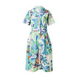 Princess Goes Hollywood Kleid Damen Gr&ouml;&szlig;e 40 blau / jade / orange / wei&szlig; Sommerkleid
