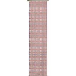 Schiebegardine WIRTH, B:60cm H:245cm, rot, Jacquard, Baumwolle, Polyester, Wohnzimmer, Gardinen, "Laufenberg"