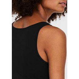 V&eacute;ro Moda VERO MODA Damen Longtop "VMMAXI", schwarz, Basic, Gr. S, unifarben, Jersey, Obermaterial: 95% Baumwolle, 5% Elasthan, Tops