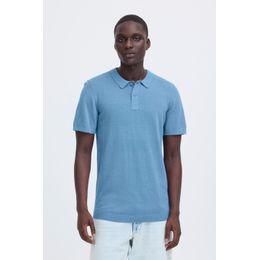 Poloshirt Blend "BHBray Polo", Herren, Gr. 3XL, blau (copen blau), Feinstrick, 100% Baumwolle, unifarben, Basic, normal normal, ohne Ausschnitt, Rippb&uuml;ndchen, Shirts, Modisches Polo-Shirt