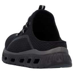 RIEKER SPORT Damen Clog, Gr. 37, schwarz, Textil, Schuhe, Outdoormode, Plateau, Sommerschuh mit MemoSoft-Ausstattung