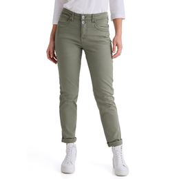 STOOKER WOMEN Damen Boyfriend-Jeans "Davos Colour Denim Boyfriend Fit Jeans", gr&uuml;n, Gr. 44, Denim/Jeans, 97% Baumwolle, 3% Elasthan, Jeans, Jeans