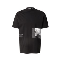 K by KARL LAGERFELD Karl Lagerfeld T-Shirt Herren Gr&ouml;&szlig;e S schwarz / offwhite