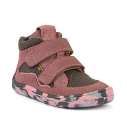 froddo Kinder Barfu&szlig;schuh "BAREFOOT TEX FUN AUTUMN", Gr. 30, rosa, Textil, Veloursleder, Schuhe, Boots, Sneaker, Trekkingschuh mit TEX-Membrane