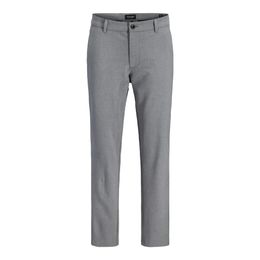 Jack & Jones JACK & JONES Damen Chinos "JPSTOLLIE CONNOR CHINO NOOS"grau melange, Gr. 28, meliert, unifarben, Web, Obermaterial: 69% Polyester, 29% Viskose, 2%