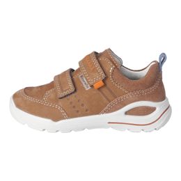 Ricosta M&auml;dchen Sneaker "June", Gr. 30braun, Nubukleder, Veloursleder, Schuhe, Halbschuh mit Klett, Gr&ouml;&szlig;enschablone zum Download, WMS: weit