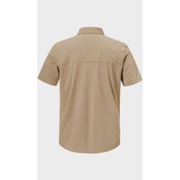 Sch&ouml;ffel SCH&Ouml;FFEL Herren Outdoorhemd "Shirt Style Dooser MEN"4705, beige, Gr. 48, Oberstoff: 85% Polyester, 15% Elasthan, Hemden