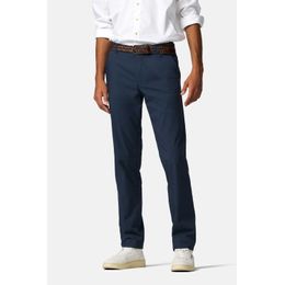 MEYER Herren Chinos "Bonn", blau, Gr. 58, unifarben, 62% Baumwolle, 33% Polyamid, 5% Elasthan, Hosen, aus Bio-Baumwolle