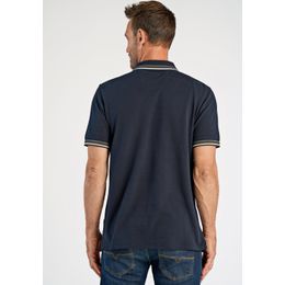 Bison Herren Poloshirt "Poloshirt Comfort Fit", blau, Gr. XXL, Obermaterial: 50% Baumwolle, 50% Polyester, Shirts