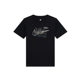 Nike Sportswear T-Shirt 'CLUB' Jungen Gr&ouml;&szlig;e 158/170 camel / grau / schwarz / wei&szlig;