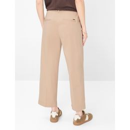 Brax Damen 5-Pocket-Hose "Style MAINE S"beige, Gr. 46, Web, 78% Baumwolle, 19% Lyocell, 3% Elasthan, Hosen