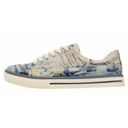 DOGO Damen Sneaker "Classic Schn&uuml;rsneaker Never Ending Story Damen Sneaker, Classic", Gr. 36, bunt, Lederimitat, Schuhe, Handgefertigt