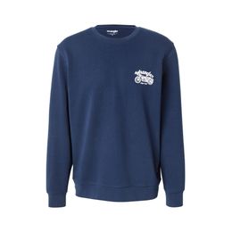 Wrangler Sweatshirt 'AMERICANA' Herren Gr&ouml;&szlig;e M navy / wei&szlig;