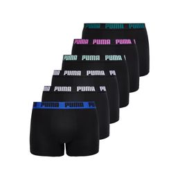 Puma Boxershorts Herren Gr&ouml;&szlig;e L dunkelblau / pastellgr&uuml;n / schwarz / wei&szlig;