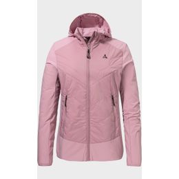 Sch&ouml;ffel Funktionsjacke SCH&Ouml;FFEL "Hybrid Jk Style Blaueis WMS", Damen, Gr. 42, 3105, rosa, Oberstoff: 86% Nylon, 14% Elasthan; Oberstoff Vorderteil: 100% Nylon; (Coating: Polyurethan); Futter: 100% Polyester; Wattierung: 100% Polyester, regular fit, hoch geschlossener Ausschnitt, Jacken Funktionsjacke