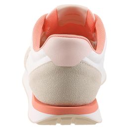 Damen Sneaker "RETRO RUNNER ESS MIX MAT", Calvin Klein Jeans, Gr. 36wei&szlig;, beige, rose, Leder, Textil, kontrastfarbene Details, Schuhe, Schn&uuml;rschuh,