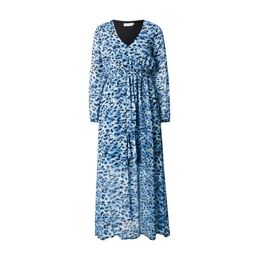 Molly Bracken Kleid Damen Gr&ouml;&szlig;e 42 blau / hellblau / gold / schwarz Winterkleid