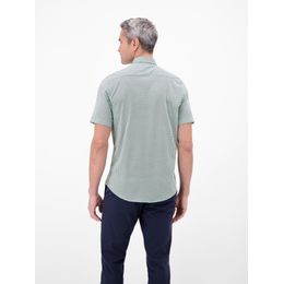 Lerros Herren Kurzarmhemd "1/2 Hemd mit Minimalprint, 100 % Baumwolle"mint water, Gr. S, 100% Baumwolle, Hemden