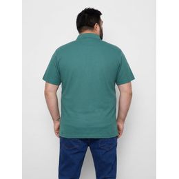 Lerros Herren Poloshirt "Poloshirt mit Waffelstruktur, grosse Gr&ouml;&szlig;en"soft teal, Gr. 4XL, 100% Baumwolle, Shirts