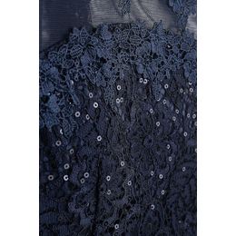 DANAMADE M&auml;dchen Partykleid "DANAMADE Dresses DROSANA", blau, Gr. 176, Oberteil: 60% Polyester, 40% Baumwolle. Rock: 100% Polyester. Futter: