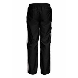 DROPSIZE Herren Jogginghose "Dropsize SIDE STRIPE TRACK PANTS", schwarz-wei&szlig;, Gr. S, unifarben, 100% Polyester, Hosen