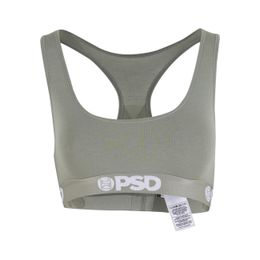PSD Damen Sport-BH "PSD SPORTS BRA BASIC SAGE", Gr. XSgr&uuml;n, 47% Baumwolle, 47% Modal, 6% Elasthan, BHs