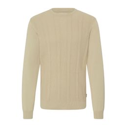 Blend Herren Strickfleece-Pullover "Strickpullover BHBaron", gr&uuml;n, Gr. L, Obermaterial: 100% Baumwolle CO., Pullover
