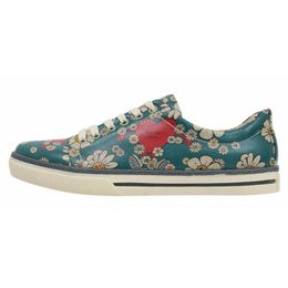 DOGO Damen Sneaker "Classic Schn&uuml;rsneaker Never Ending Story Damen Sneaker, Classic", Gr. 36, bunt, Lederimitat, Schuhe, Handgefertigt