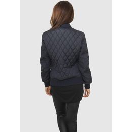 Urban Classics Damen Allwetterjacke "Urban Classics Damen Ladies Diamond Quilt Nylon Jacket"navy, Gr. M, unifarben, 100% Polyester, Jacken
