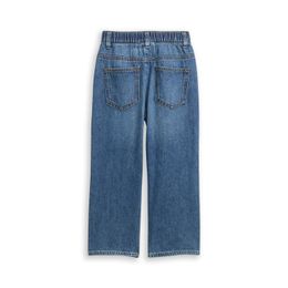 Tom Tailor Jungen Weite Jeansblau denim, Gr. 98, unifarben, Denim/Jeans, Obermaterial: 100% Baumwolle. Futter: 100% Baumwolle, Jeans, mit Taschen