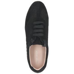 Peter Kaiser Damen Sneaker "Peter Kaiser Sneaker Leder/Textil", Gr. 38,5, schwarz, Leder, Textil, Schuhe