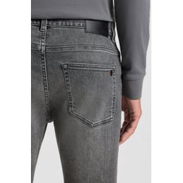BOSS Orange Herren Slim-fit-Jeans "Delaware"medium grau038, Gr. 38, unifarben, Denim/Jeans, Obermaterial: 93% Baumwolle, 5% Elastomultiester, 2%