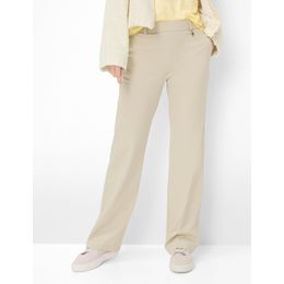 Raphaela by Brax Damen Marlenehose Style LILLYTH FLARED ECRU, hellbeige, Gr. 46K