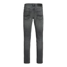 Jack & Jones Jungen Slim-fit-Jeans "JJIGLENN JJORIGINAL SQ 903 NOOS JNR", schwarz, Gr. 140, JACK & JONES JUNIOR, Abriebeffekte, Denim/Jeans, Obermaterial: 76%