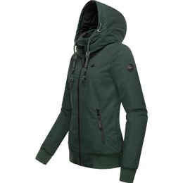 Ragwear Damen Winterjacke "Nuggie Melange", gr&uuml;n, Gr. XXL, Obermaterial: 100% Polyester. Innenfutter: 100% Polyester. Wattierung: 100% Polyester,