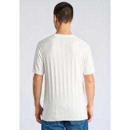 Junk De Luxe Herren Kurzarmshirt "T-Shirt (Kurzarm) Relaxed Fit", wei&szlig;, Gr. XXL, Obermaterial: 70% Viskose, 30% Nylon, Shirts