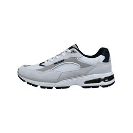 Bugatti Herren Sneaker "Bugatti Sneaker Leder", Gr. 42, schwarz-wei&szlig;, Leder, Schuhe