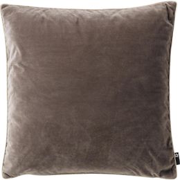 HEINE HOME unisex Kissenh&uuml;lle taupe, Gr&ouml;&szlig;e 40x40 cm